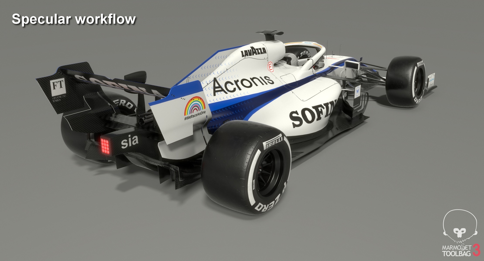 3D williams f1 racing fw43 - TurboSquid 1583595