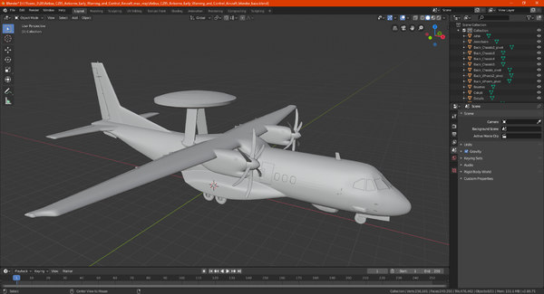 Airbus c295 airborne early 3D model - TurboSquid 1584159