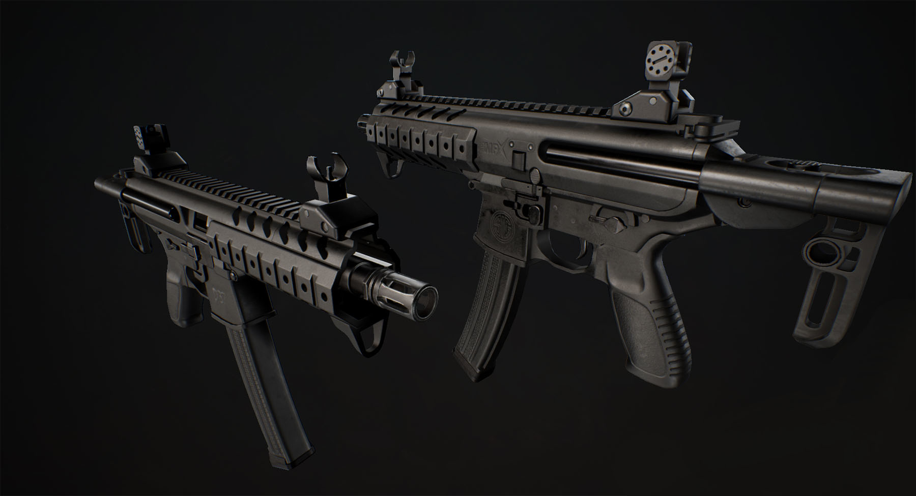 3D model ready sig sauer mpx - TurboSquid 1562559