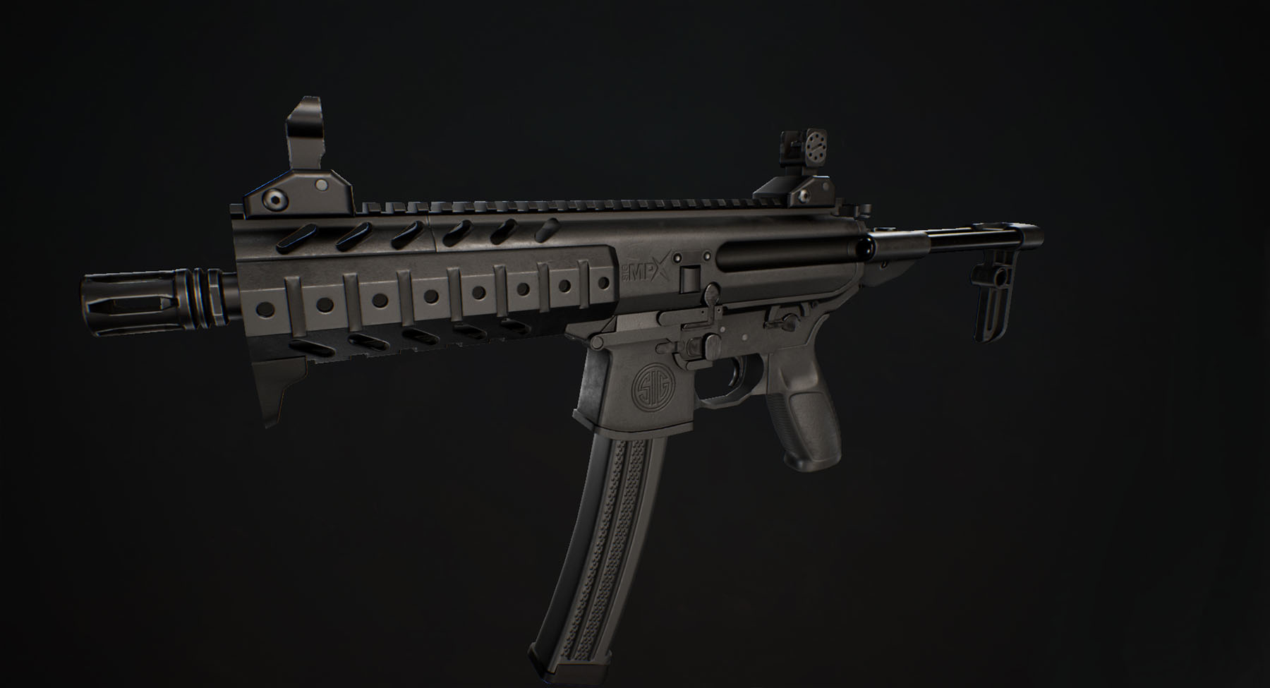 3D model ready sig sauer mpx - TurboSquid 1562559