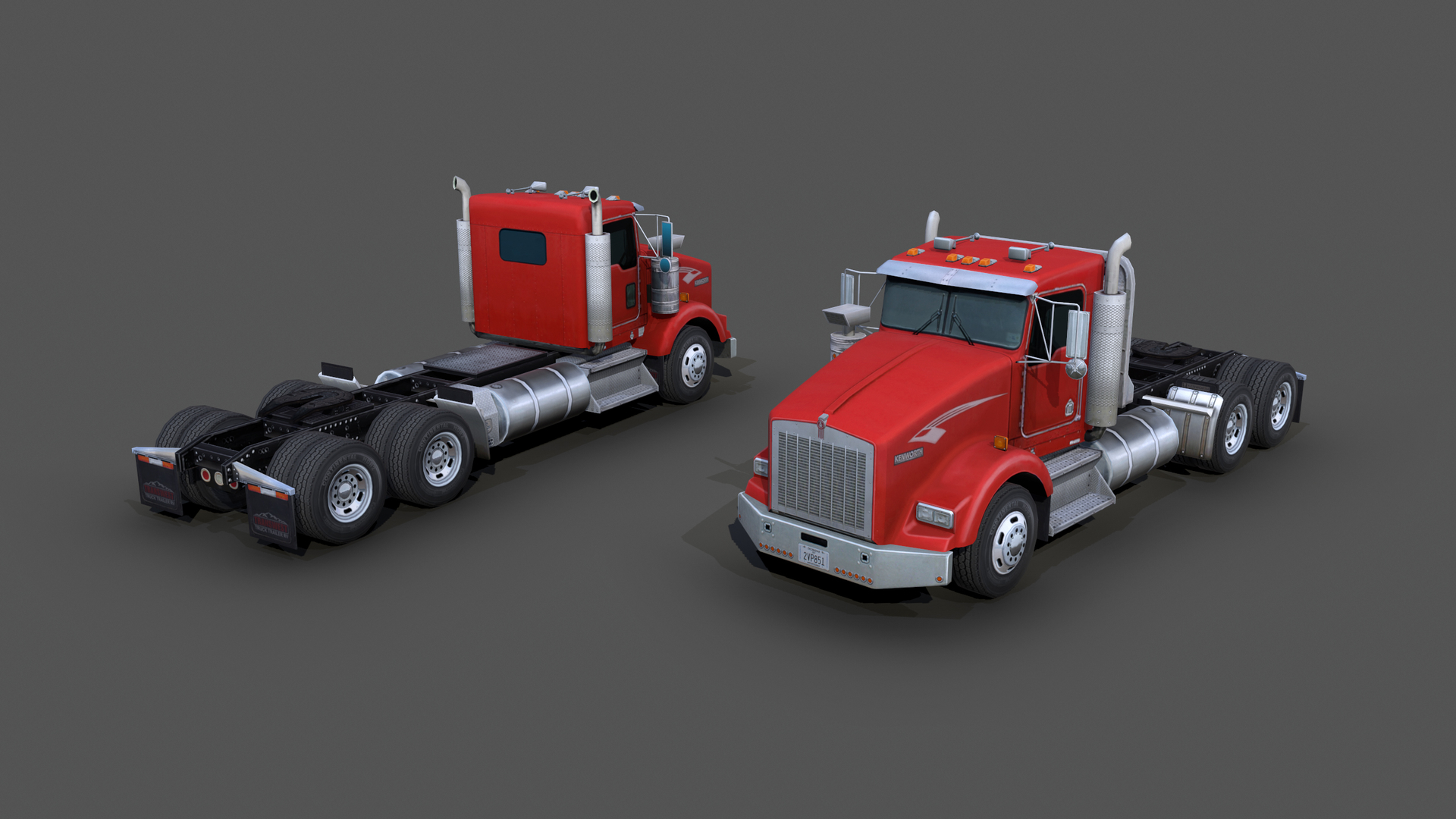 T800 semi truck 3D model - TurboSquid 1584645