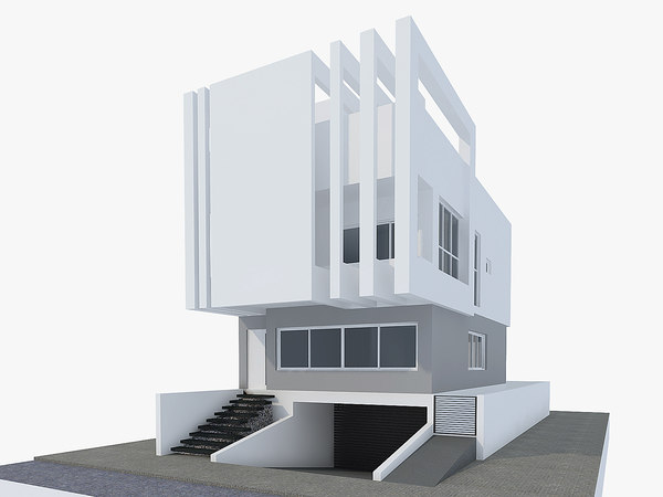 Modern home design 3D model - TurboSquid 1584833