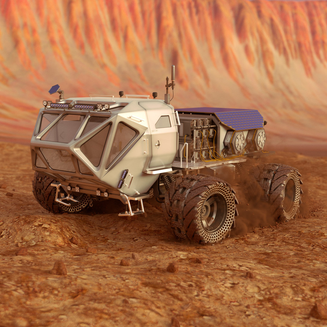 3D martian rover rigged animate - TurboSquid 1575871