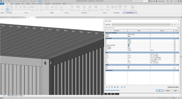 3D model container - parametric revit - TurboSquid 1588346
