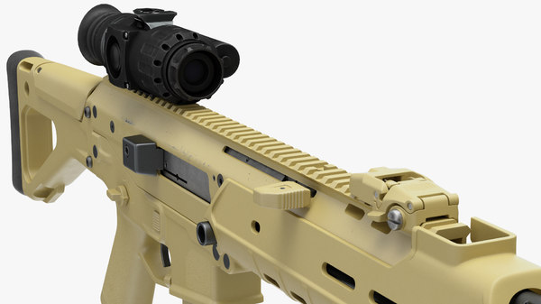3D combat rifle thermal ir - TurboSquid 1585170