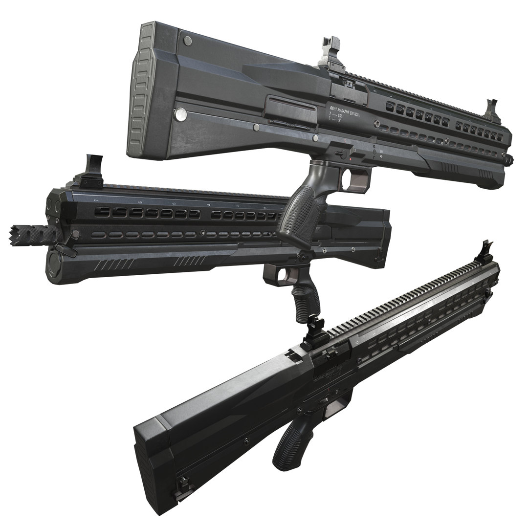 Modern utas uts-15 shotgun 3D model - TurboSquid 1585111