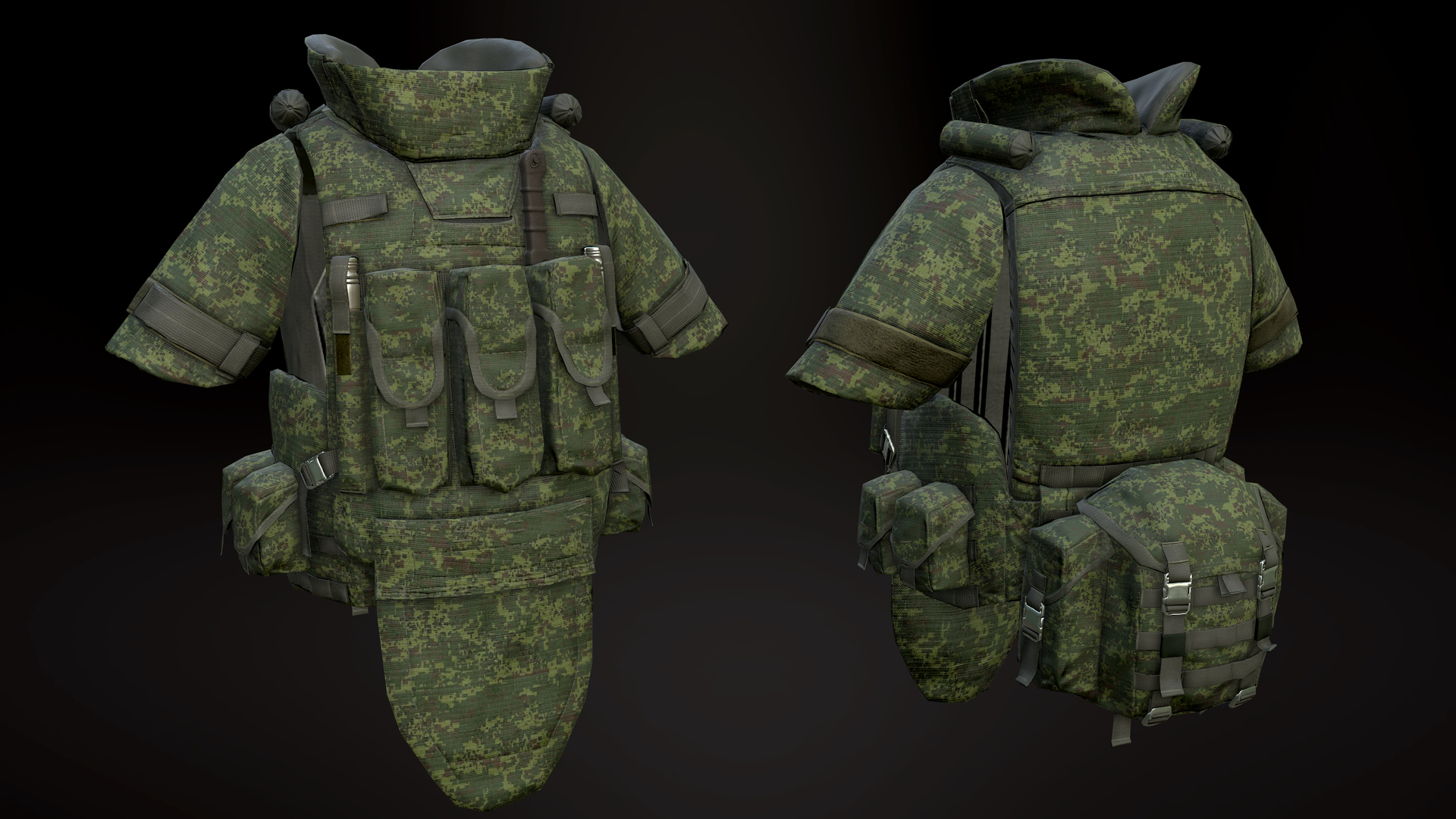 Armor 6b43 equipment 3D model - TurboSquid 1211101