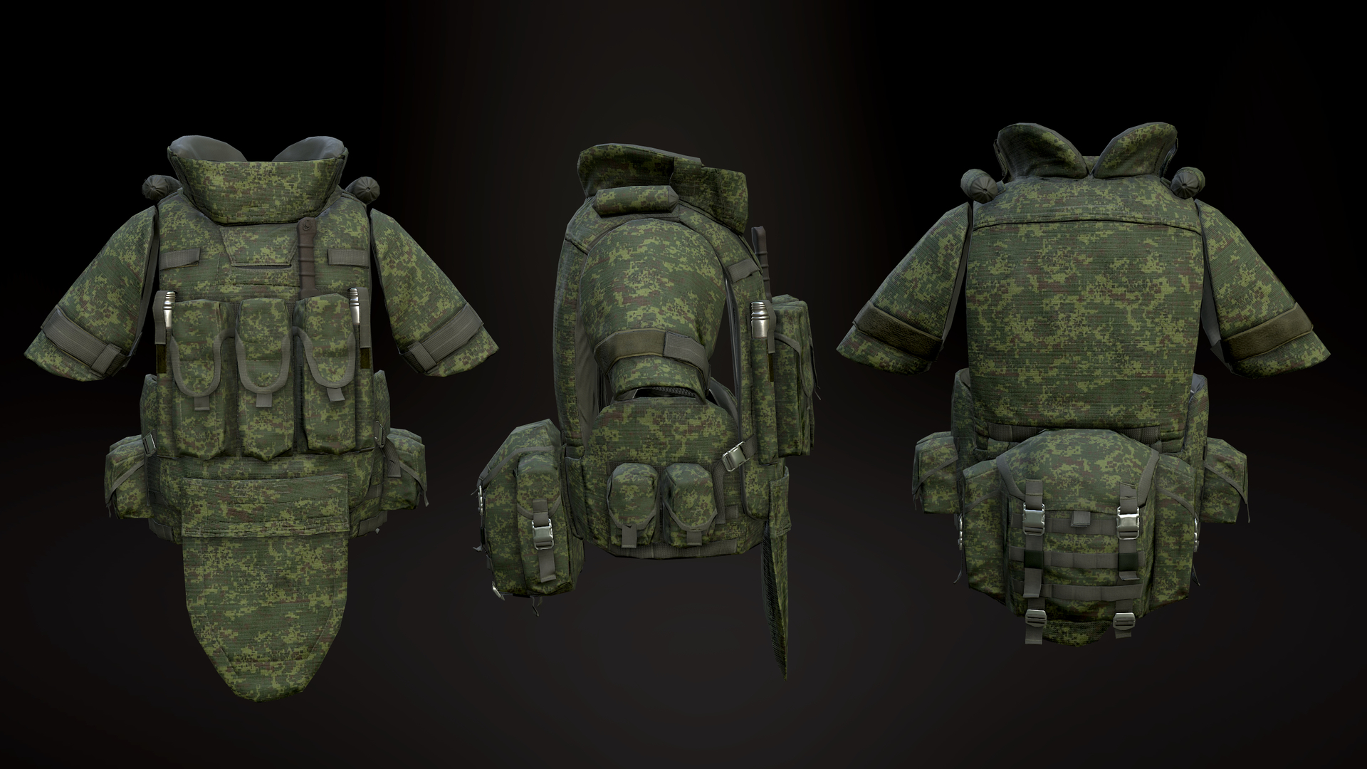 Armor 6b43 equipment 3D model - TurboSquid 1211101