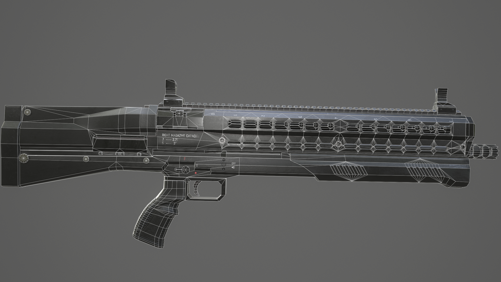 Modern utas uts-15 shotgun 3D model - TurboSquid 1585111