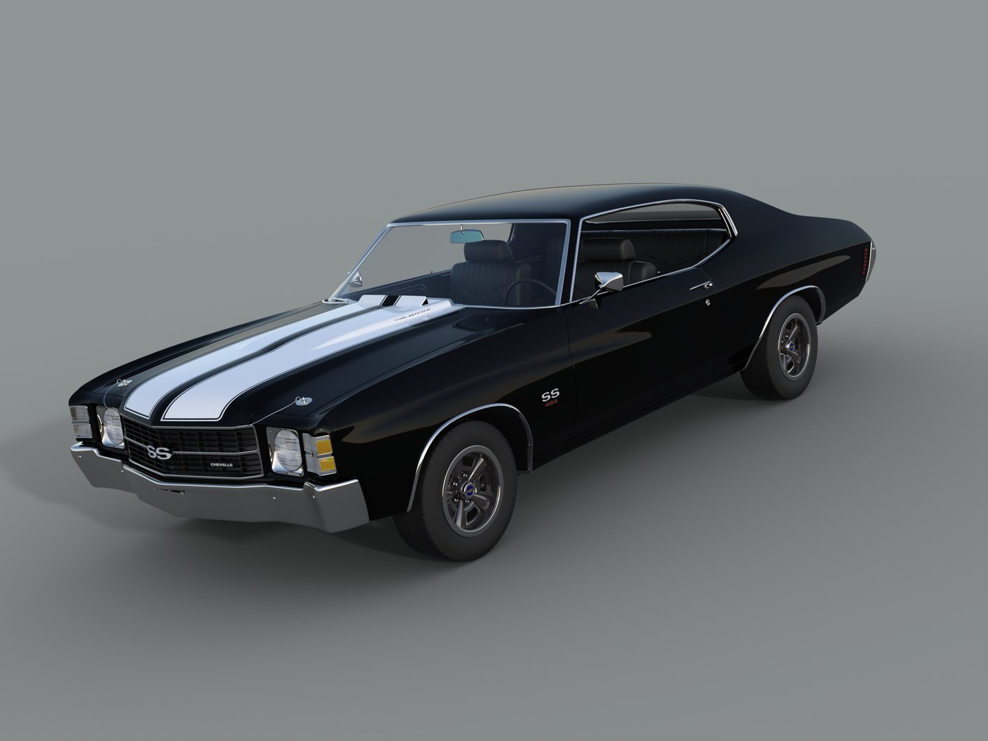 Enhancement package chevrolet chevelle 3D model - TurboSquid 1585154