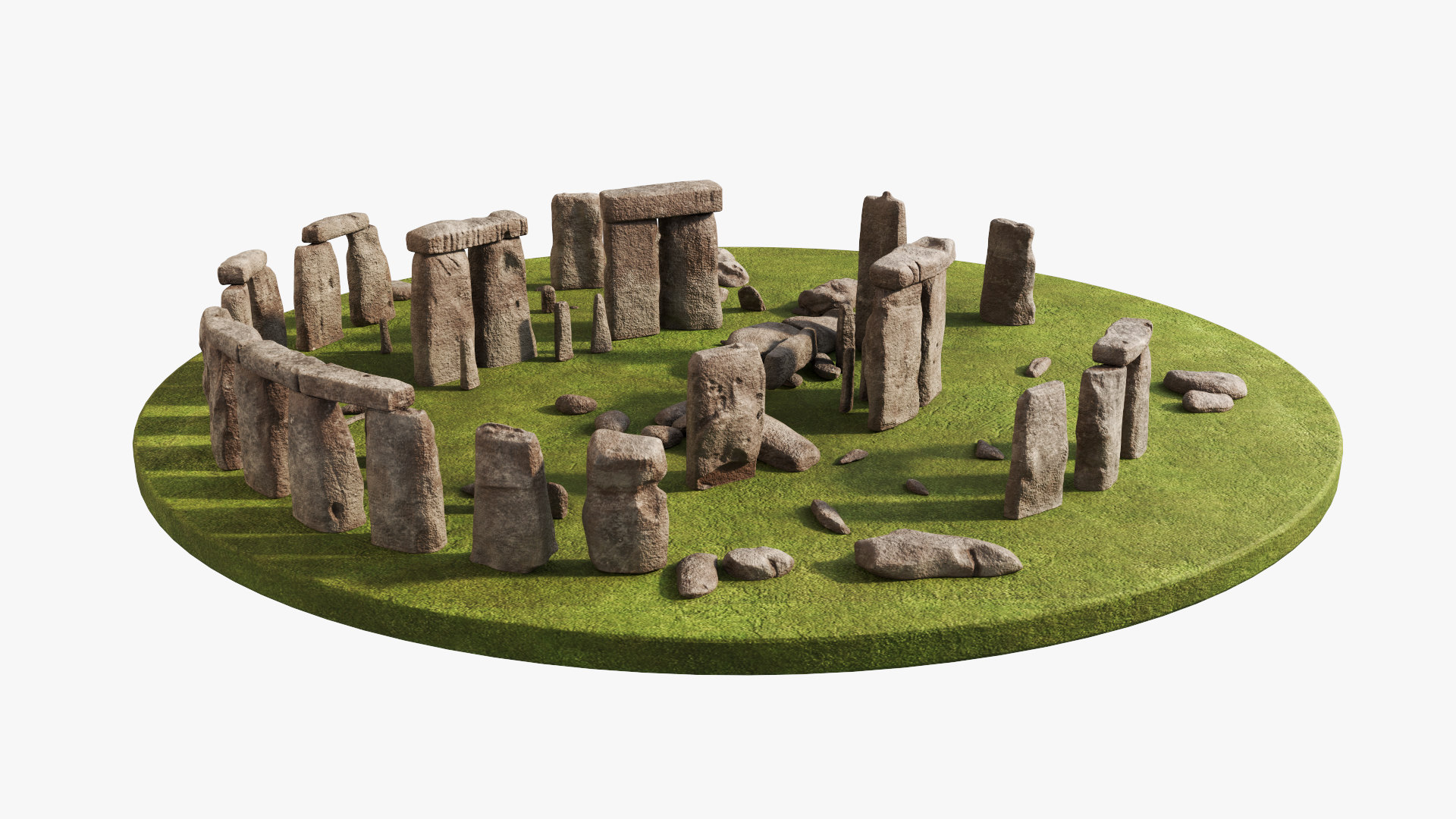 Stonehenge zbrush ztl 3D model - TurboSquid 1585234