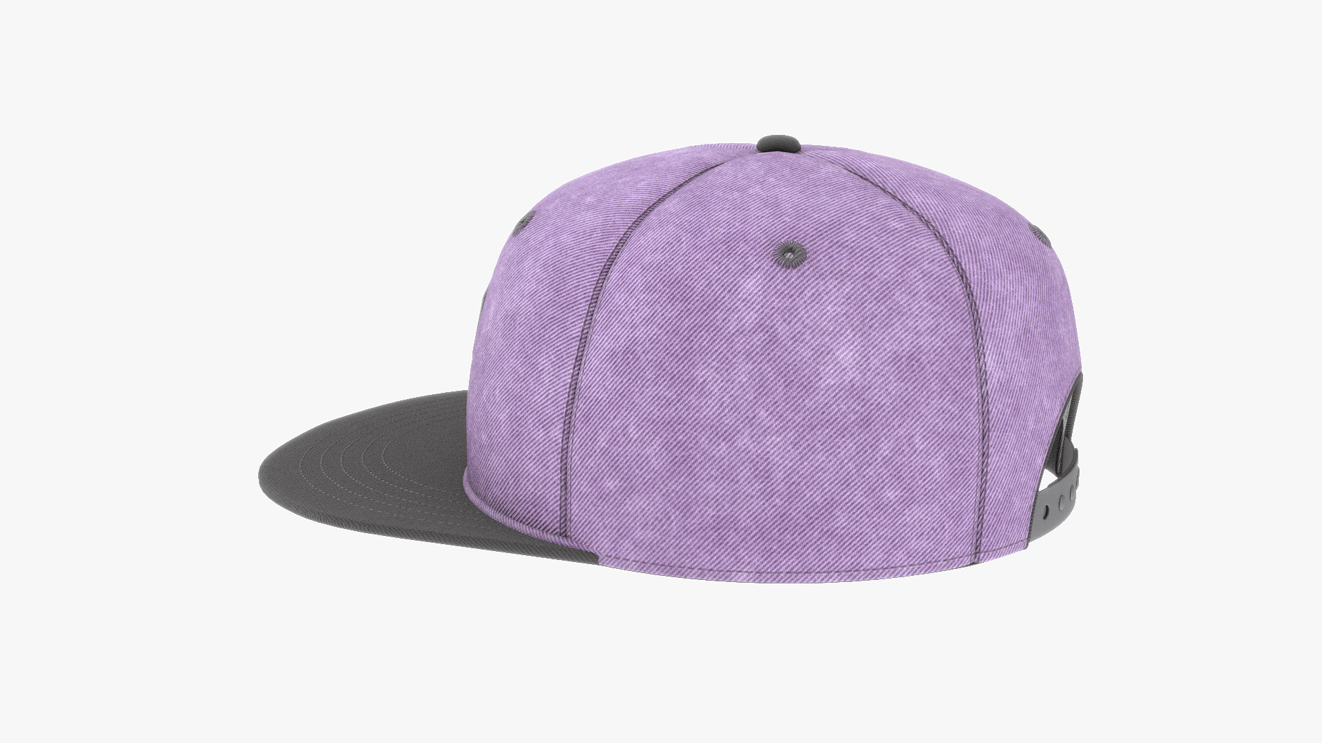Modern snapback baseball cap 3D model - TurboSquid 1585264