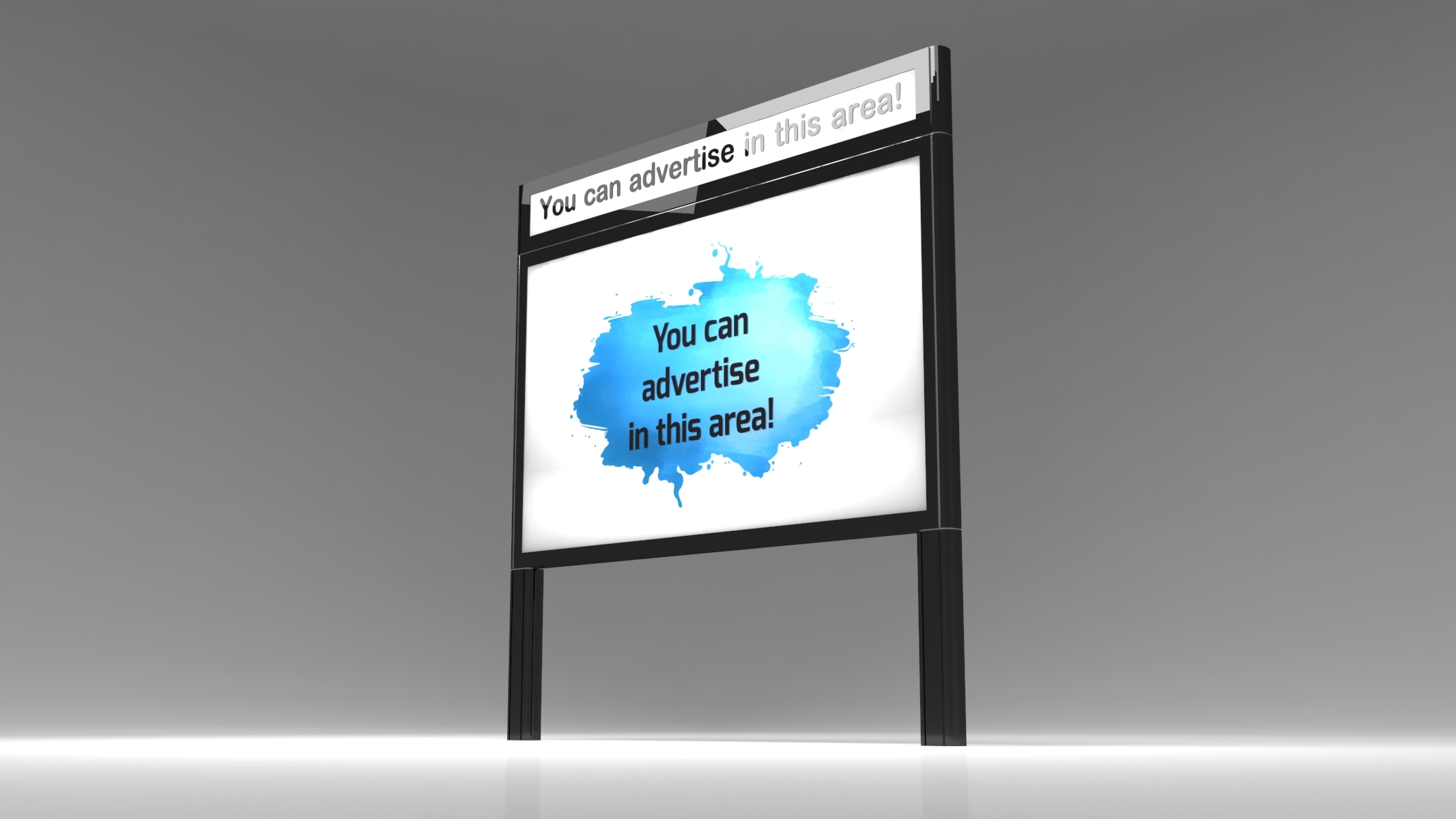 3D designed advertising billboard model - TurboSquid 1585353