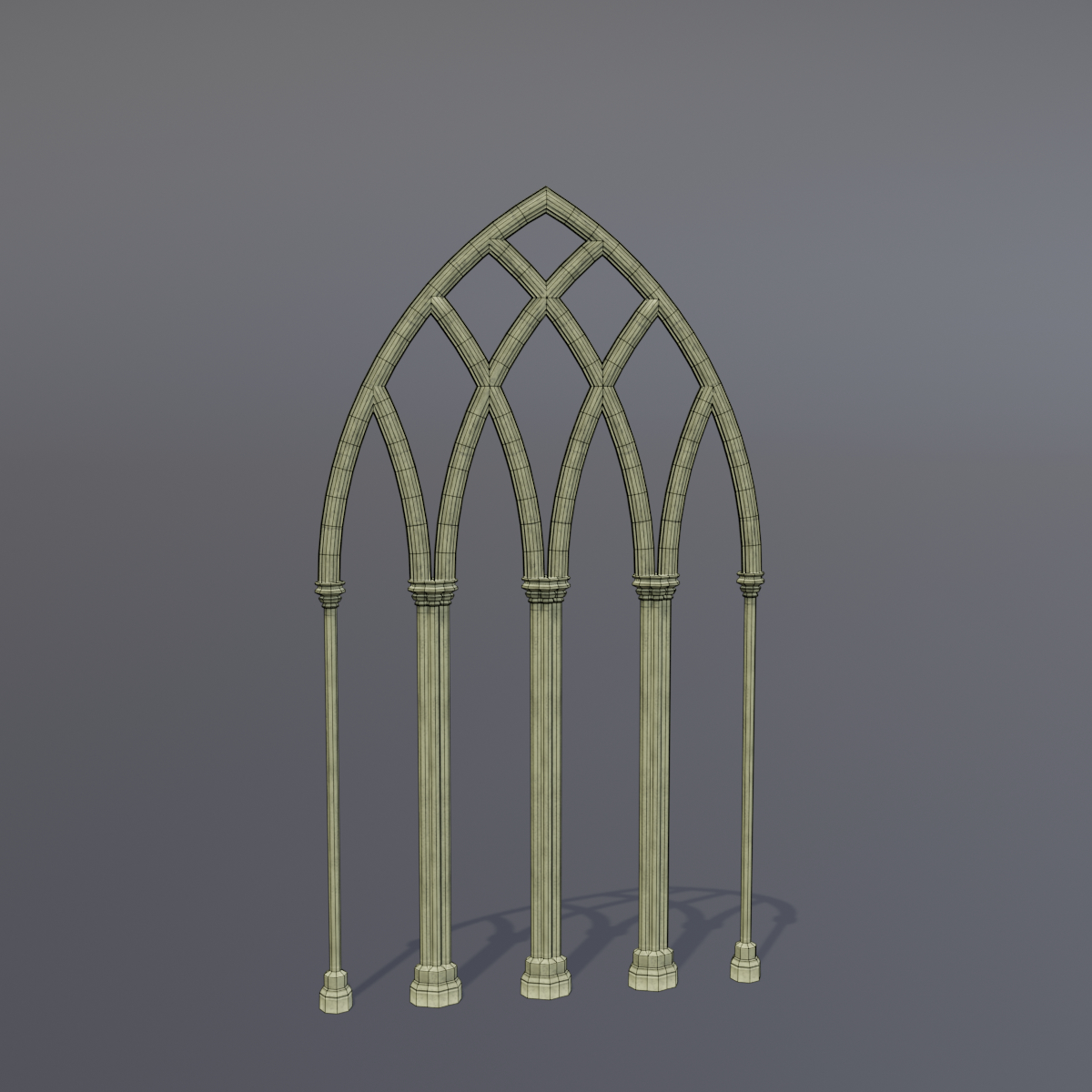 Gothic arch 3D - TurboSquid 1585556