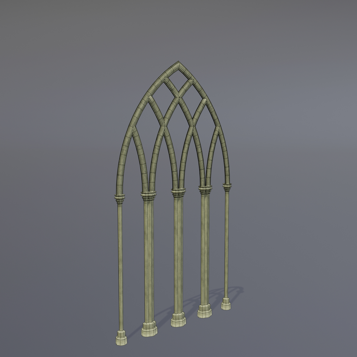 Gothic arch 3D - TurboSquid 1585556