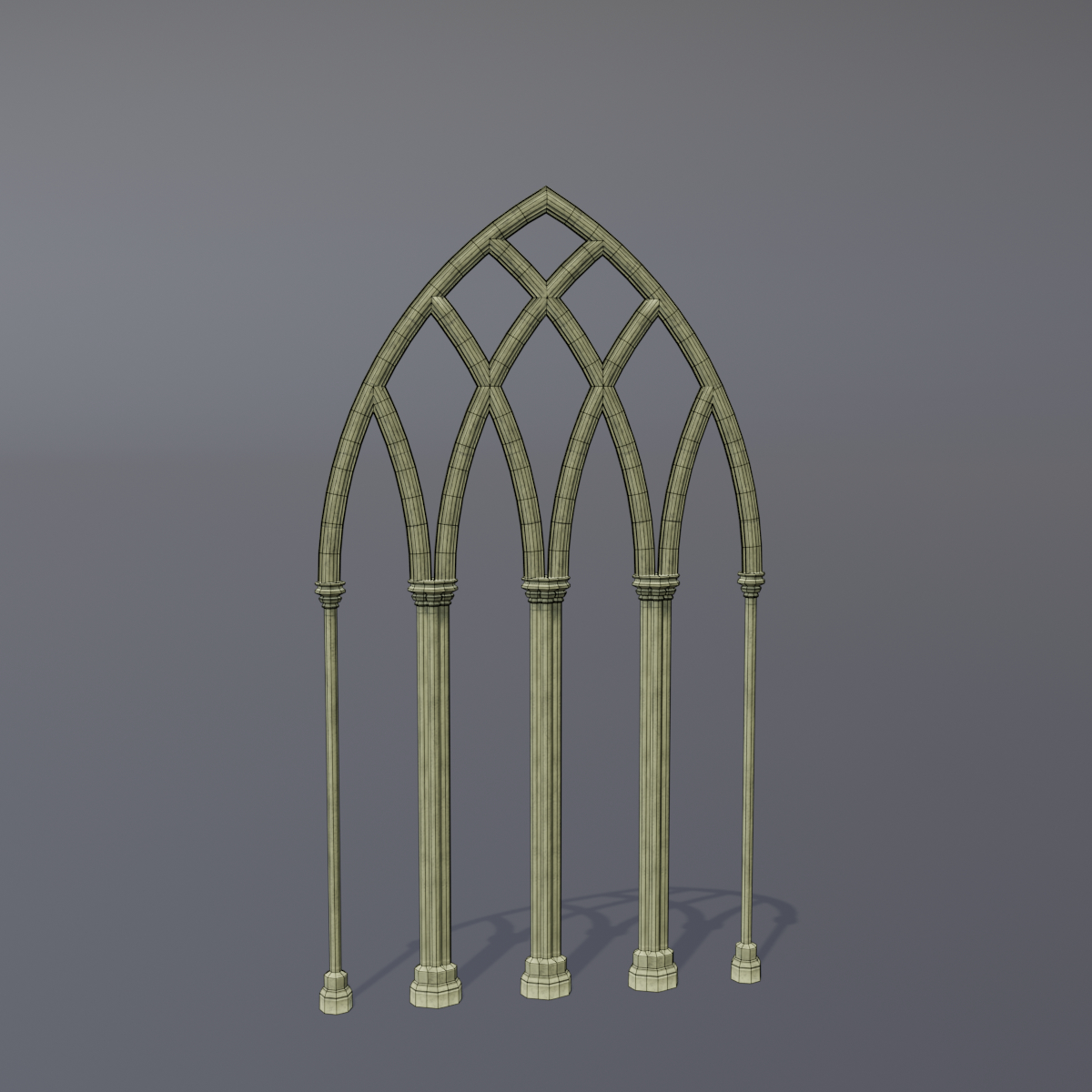 Gothic arch 3D - TurboSquid 1585556