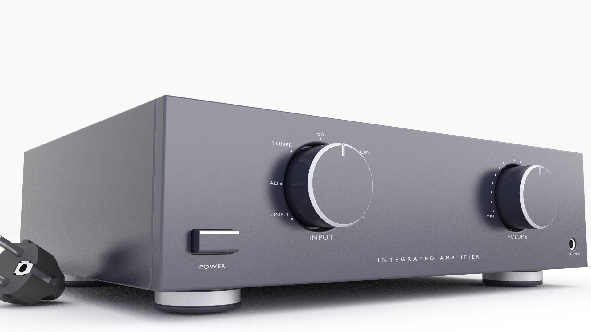 3D hifi amplifier amp model - TurboSquid 1585601