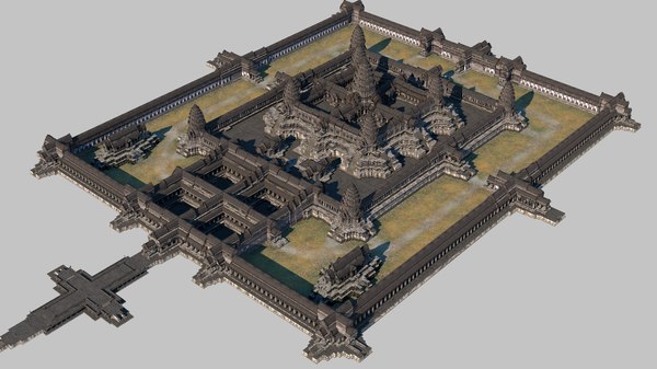3d angkor wat model