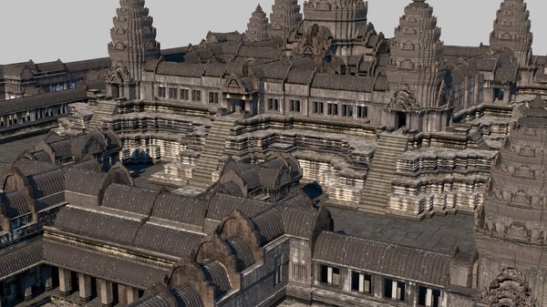 3D angkor wat - TurboSquid 1585703