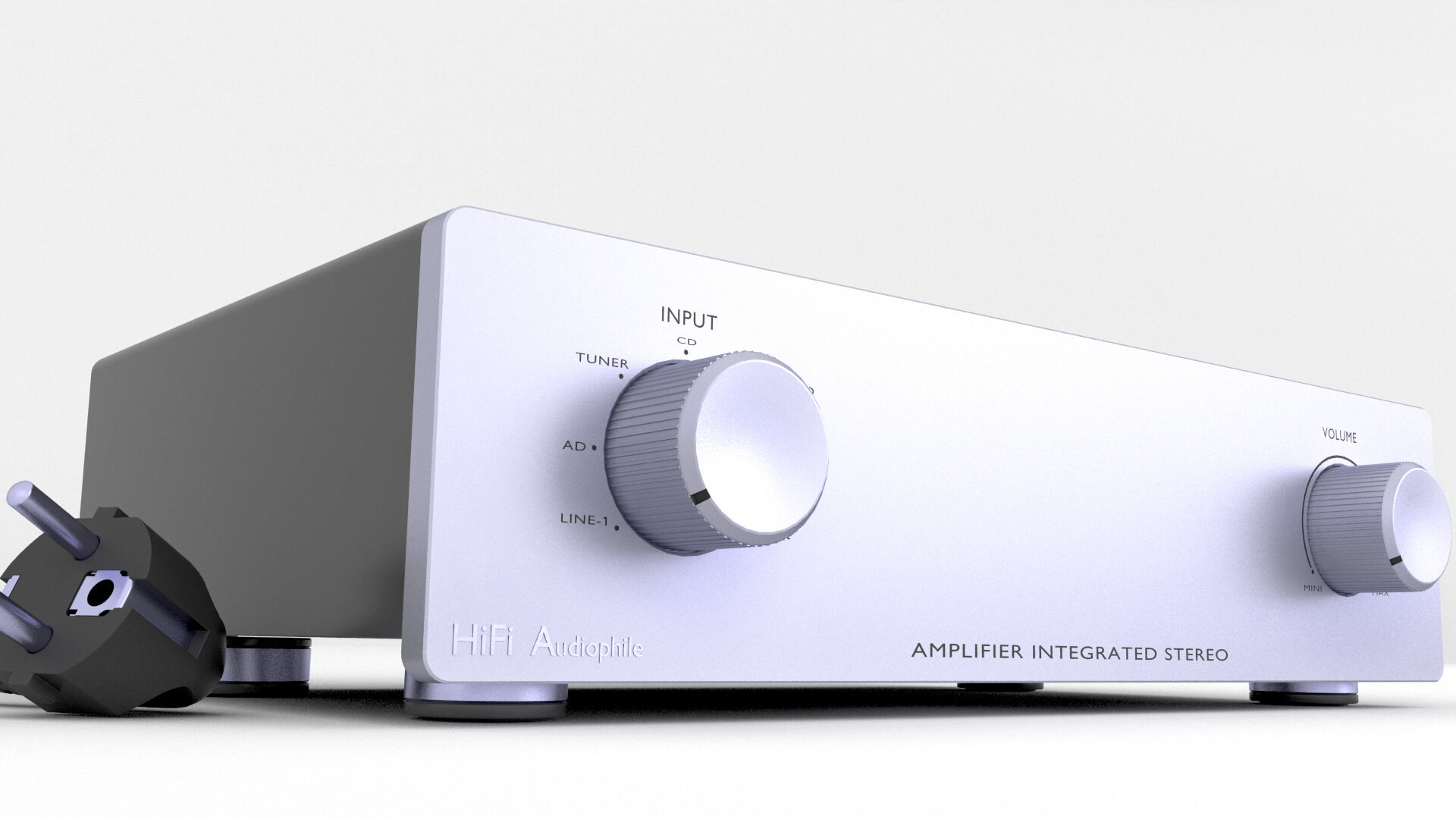 3D hifi amplifier amp model - TurboSquid 1585747