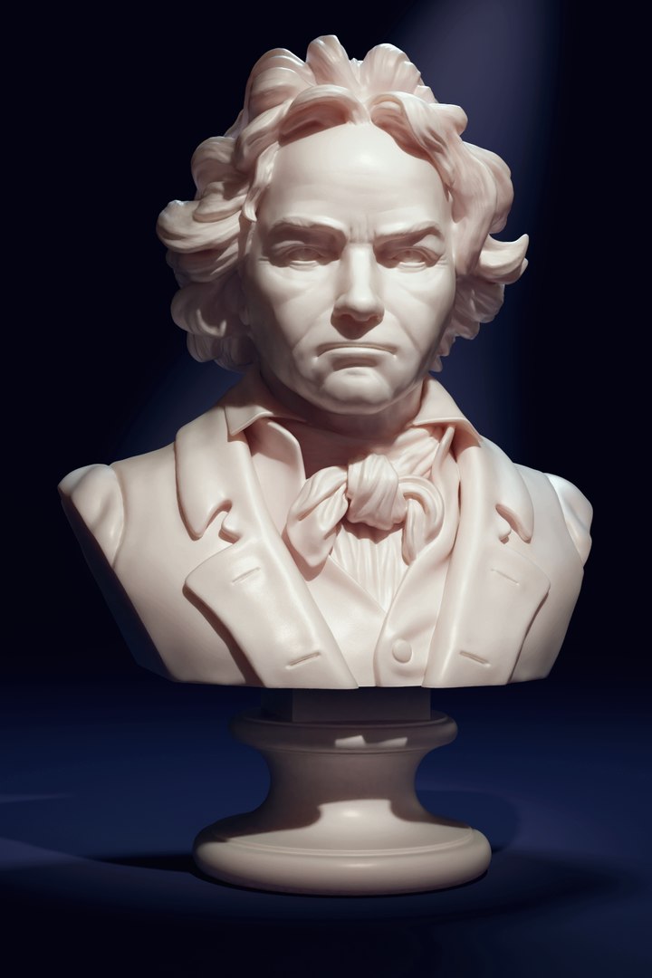 Bust beethoven 3D - TurboSquid 1587032