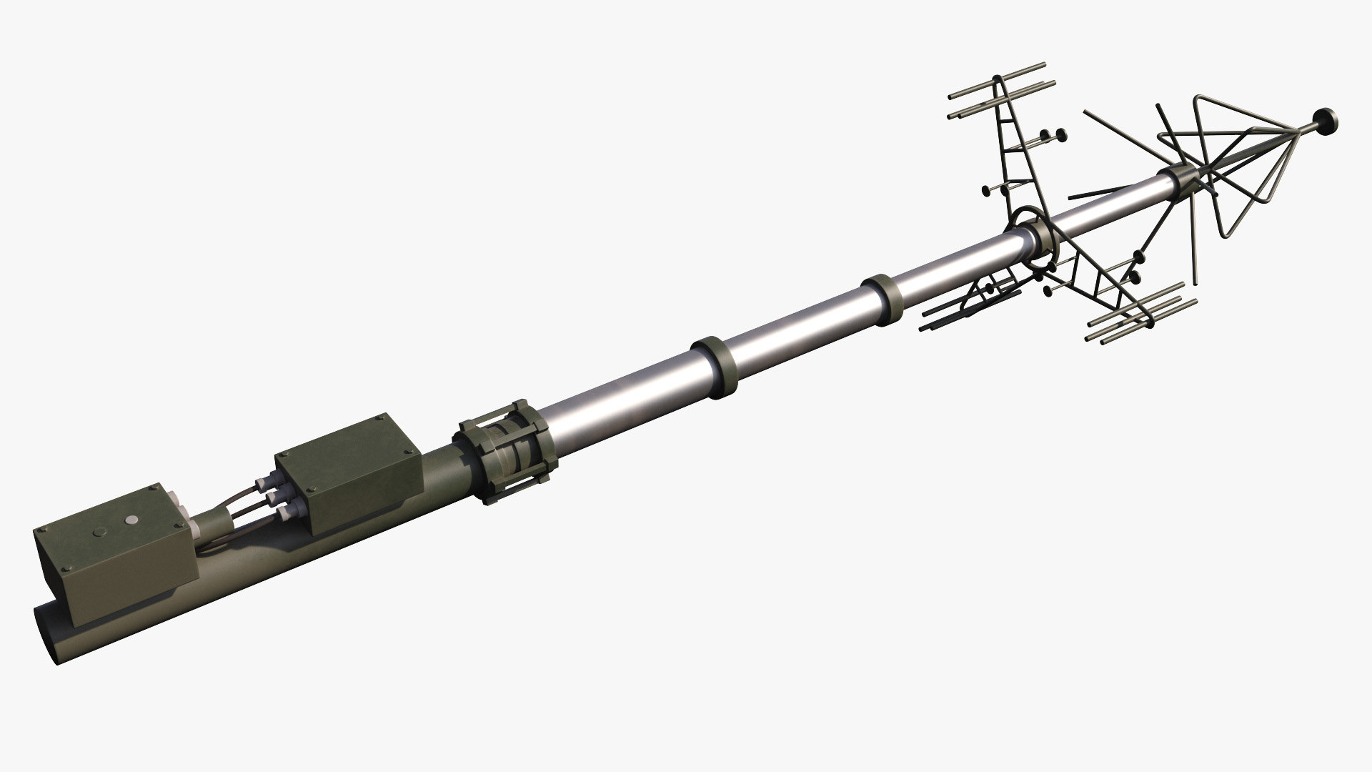 Free 3D telescopic antenna mast - TurboSquid 1586254