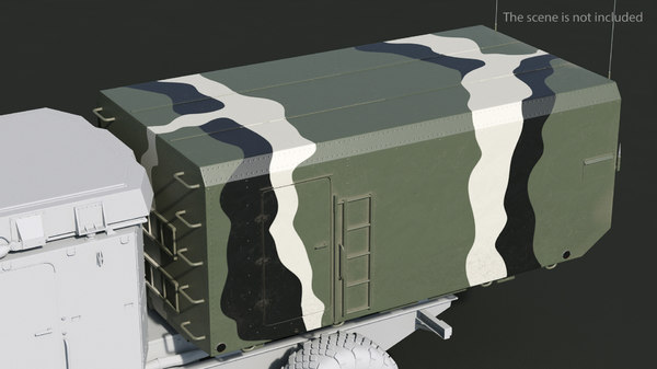 3D camouflage radar cabin - TurboSquid 1585973