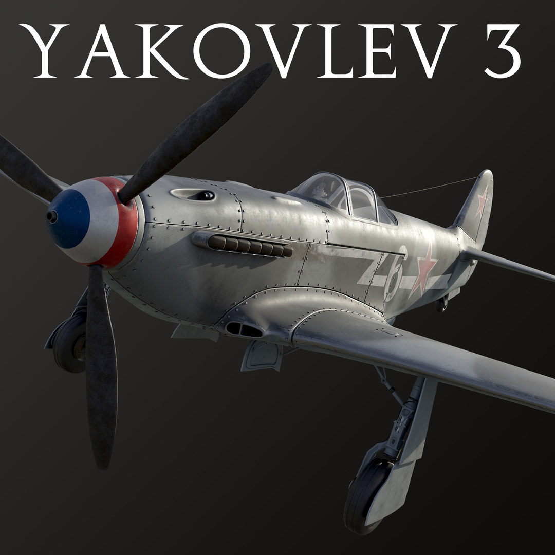 Yakovlev aircraft 3D model - TurboSquid 1585936