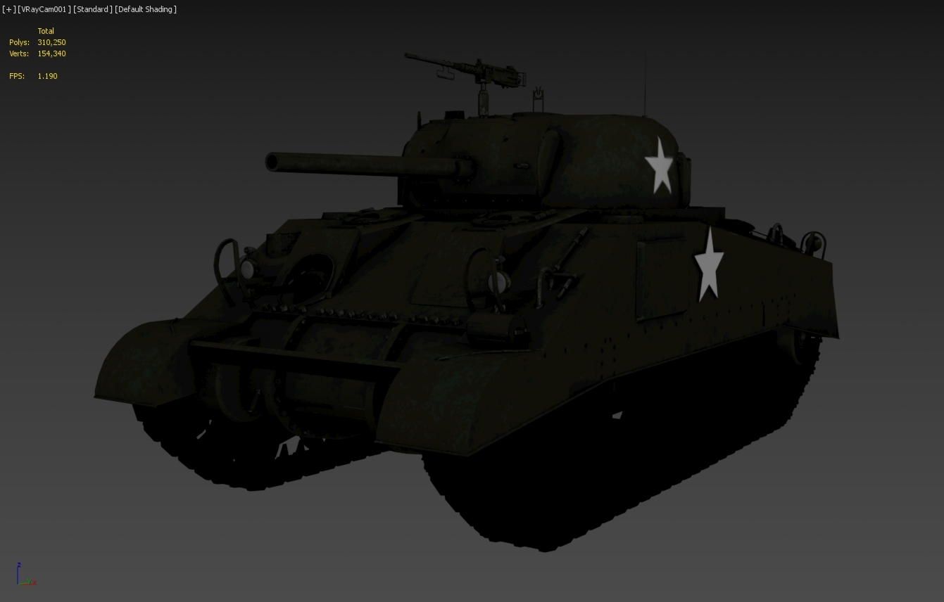 M4 sherman tank 3D model - TurboSquid 1585953