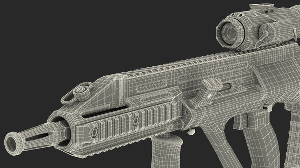 3D bullpup steyr aug thermal model - TurboSquid 1586211