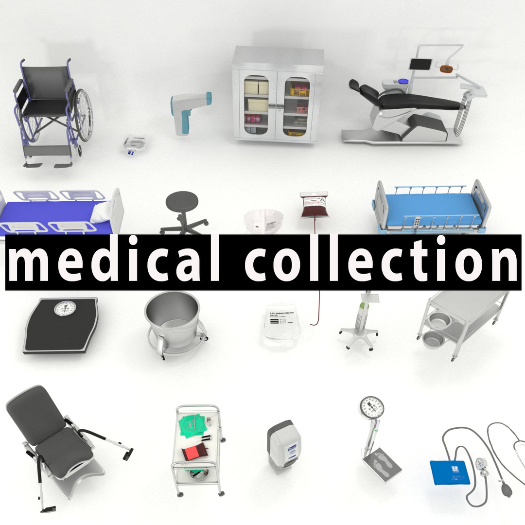 Medical equipments 3D model - TurboSquid 1585992