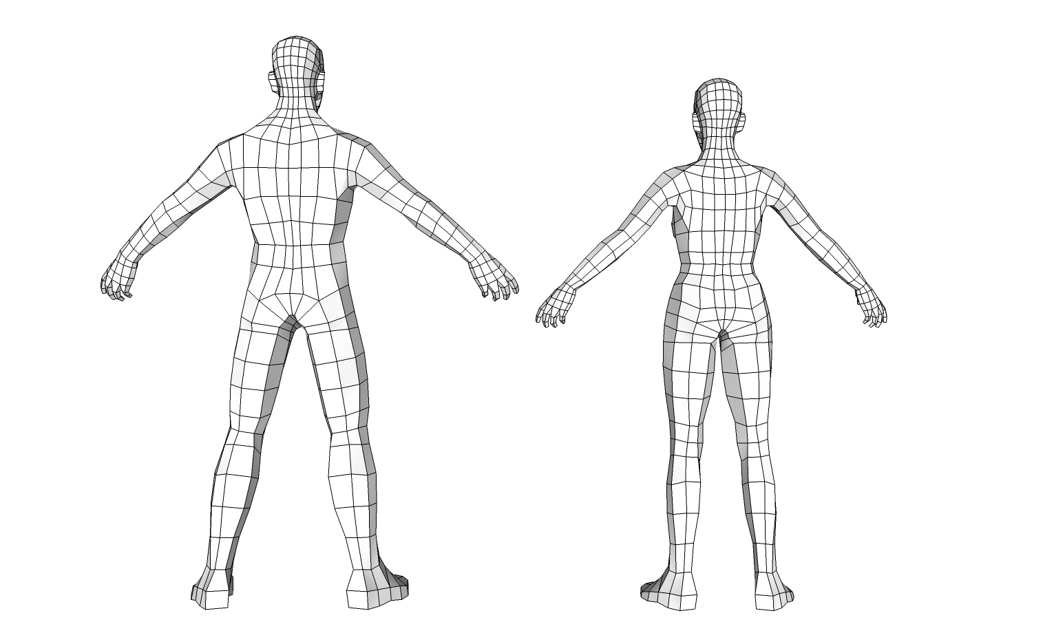 3D human base mesh model - TurboSquid 1586031