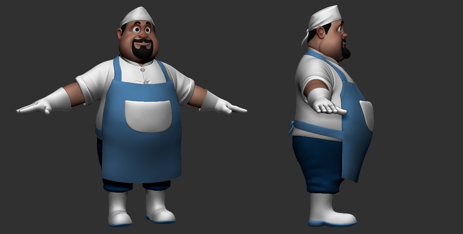 3D model chef - TurboSquid 1586087