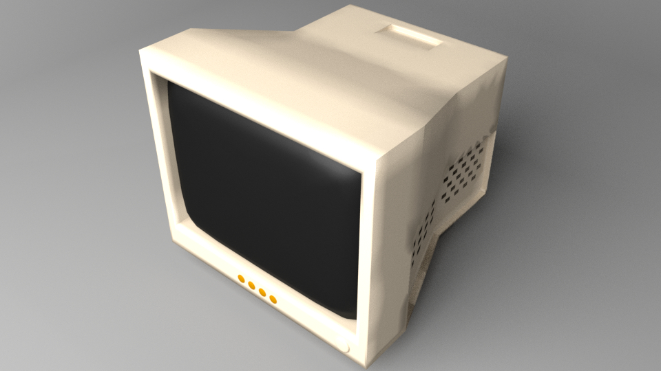 CRT 显示器 24 英寸3D模型 - TurboSquid 1586096