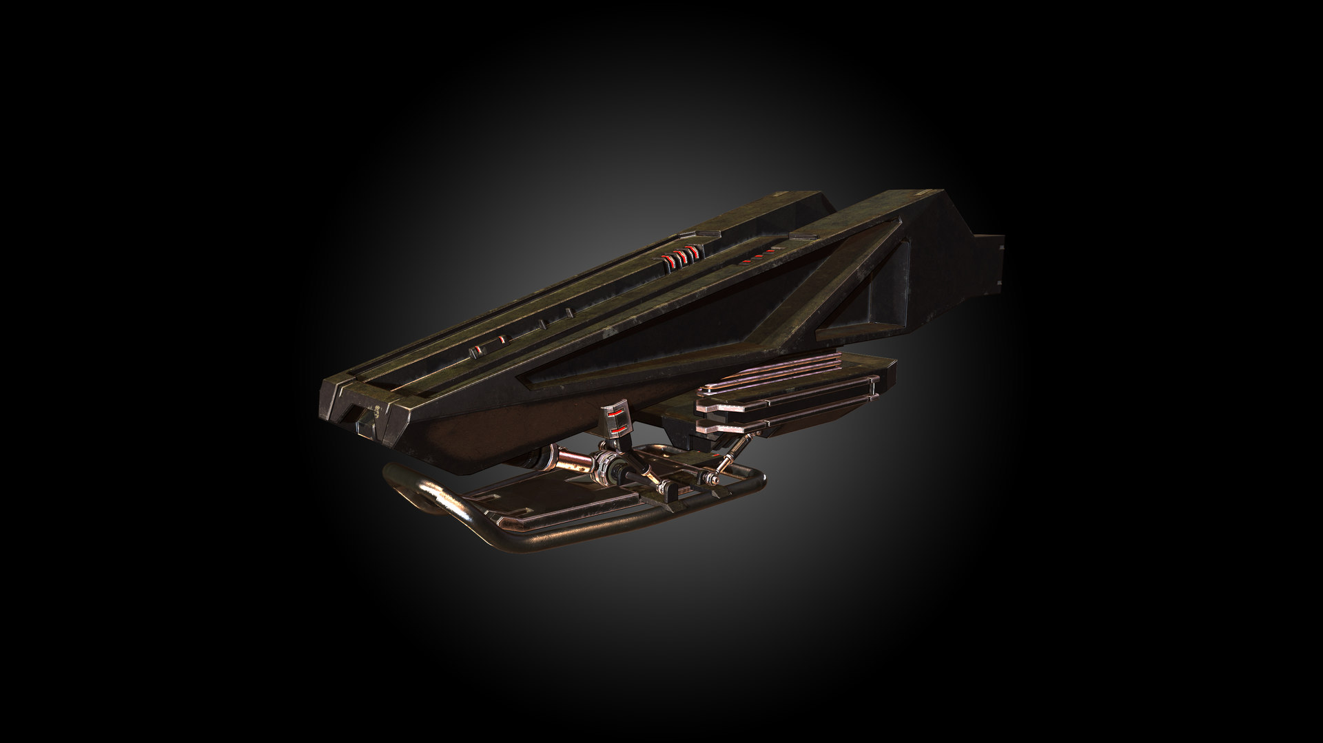 Landing foot 3D model - TurboSquid 1586255