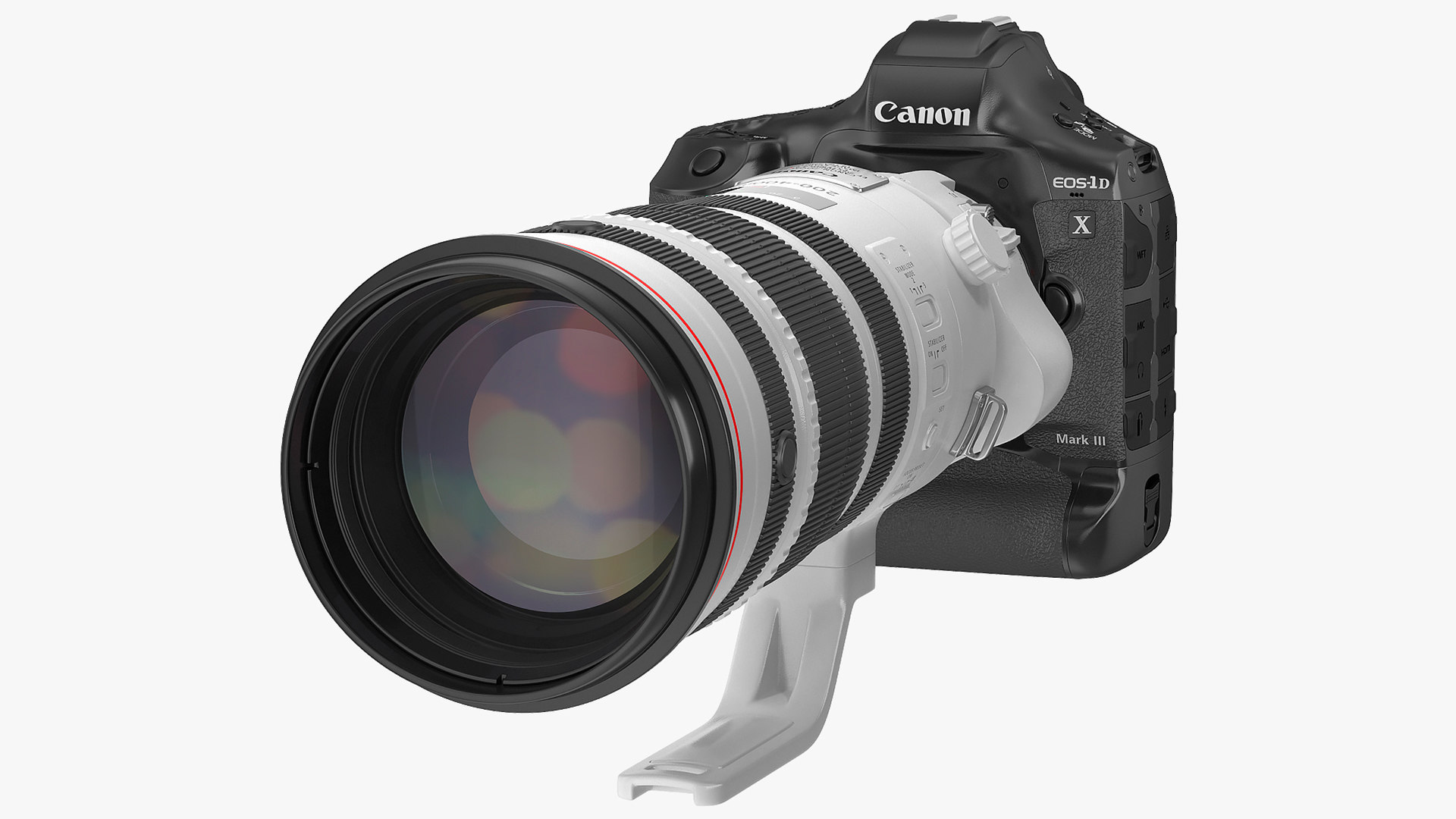 Canon ef 200 400mm model - TurboSquid 1586886