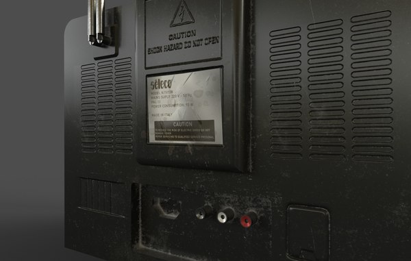 Old tv normal aged 3D model - TurboSquid 1586416