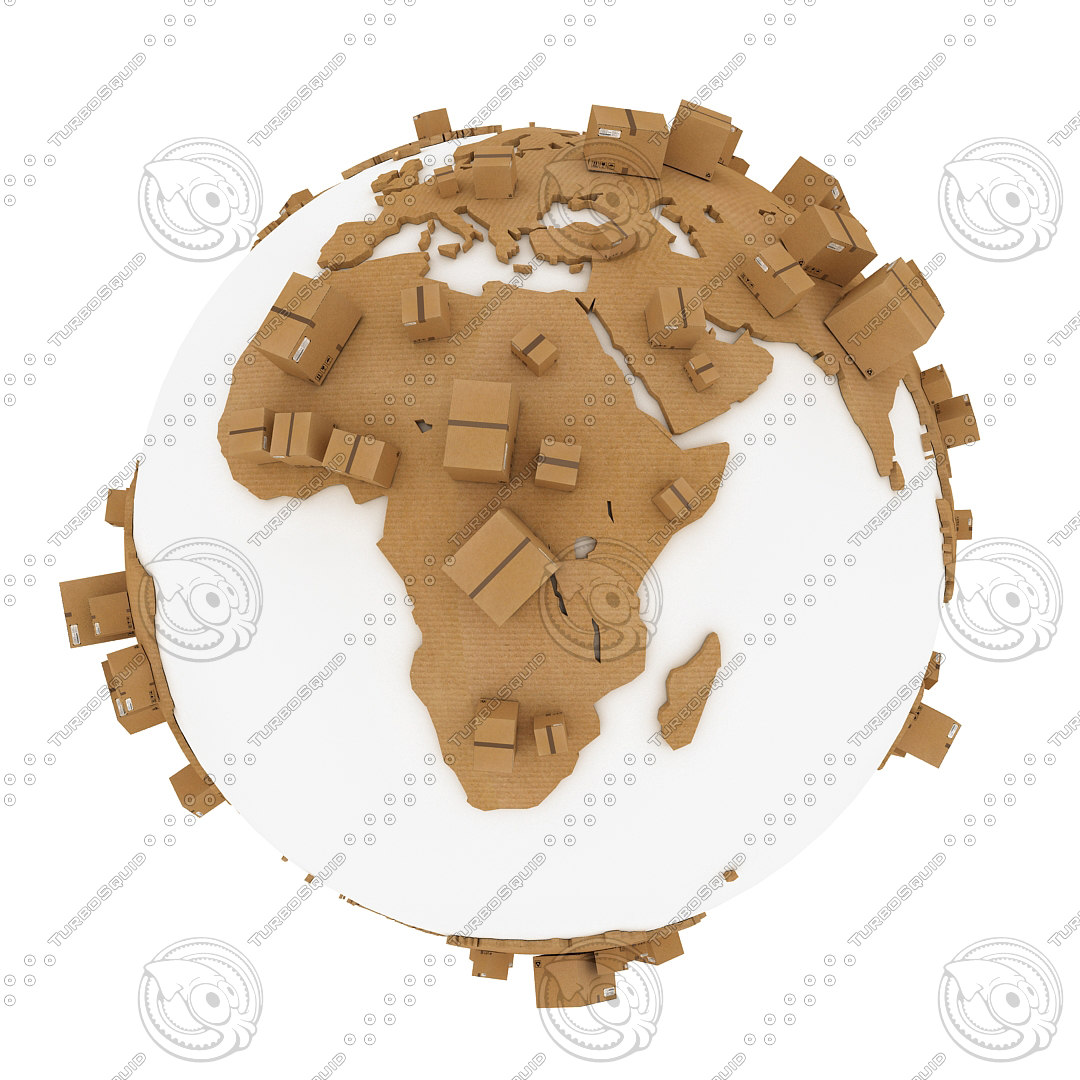 Cardboard boxes world 3D - TurboSquid 1586438