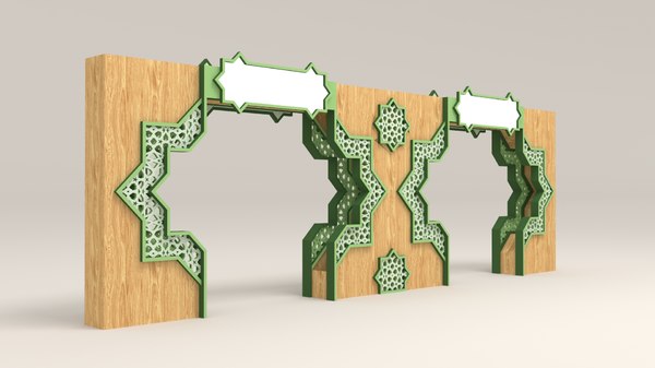 3D gate islamic ornament model - TurboSquid 1586435