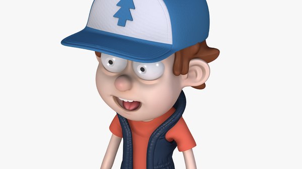 3D dipper character - TurboSquid 1586455