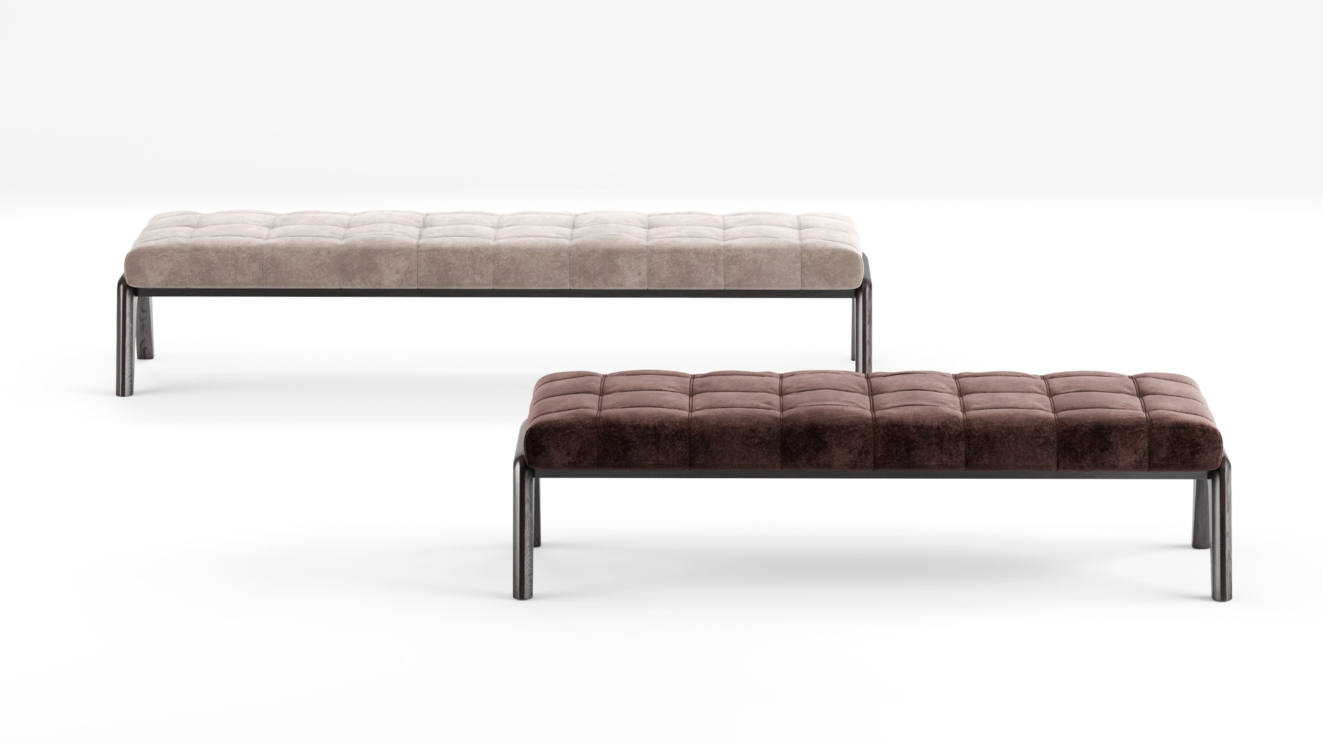 3D minotti kirk bench - TurboSquid 1586655