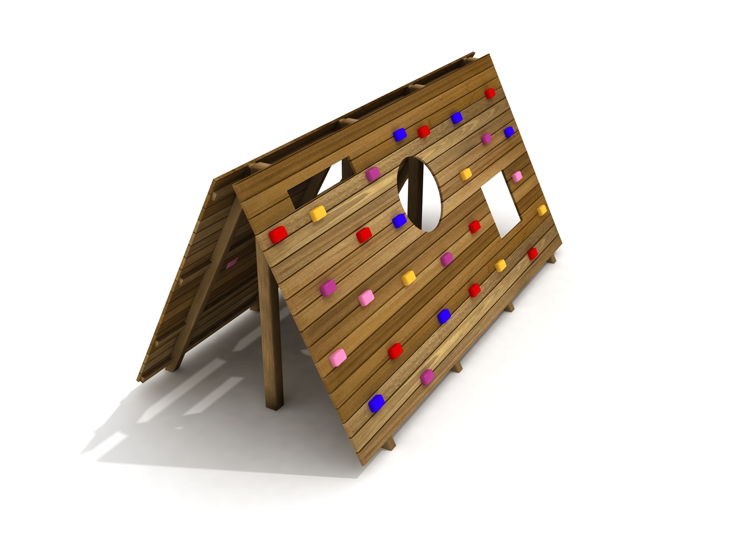 modelo 3d Equipos de juego 18 Escalador de madera - TurboSquid 1586790