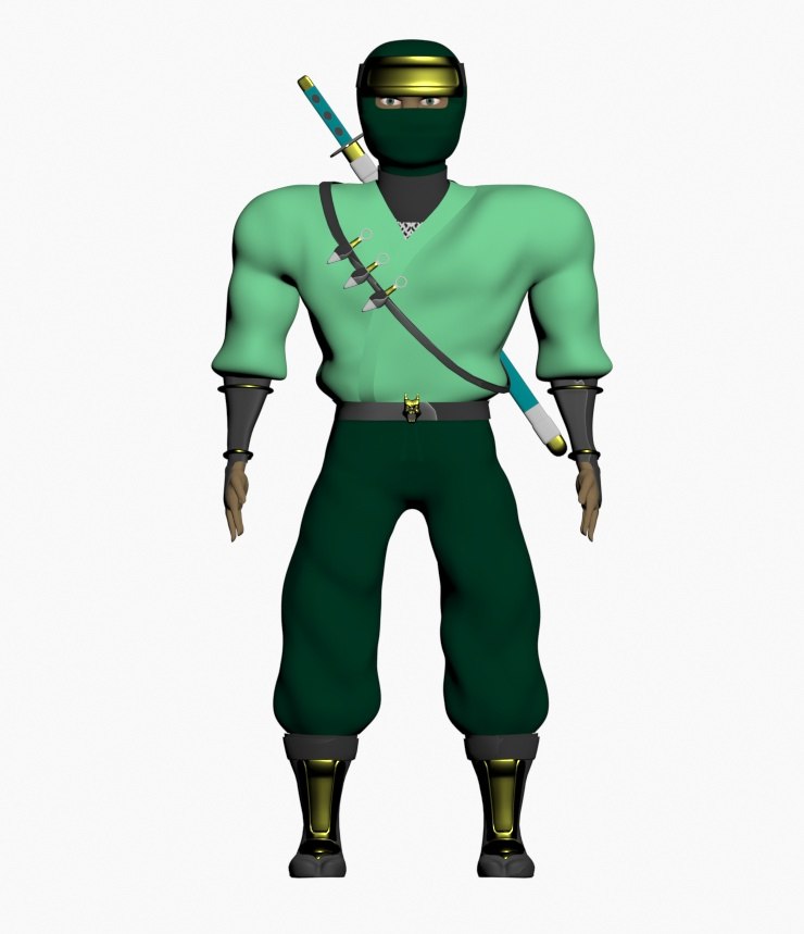 Ninja 3D model - TurboSquid 1587245