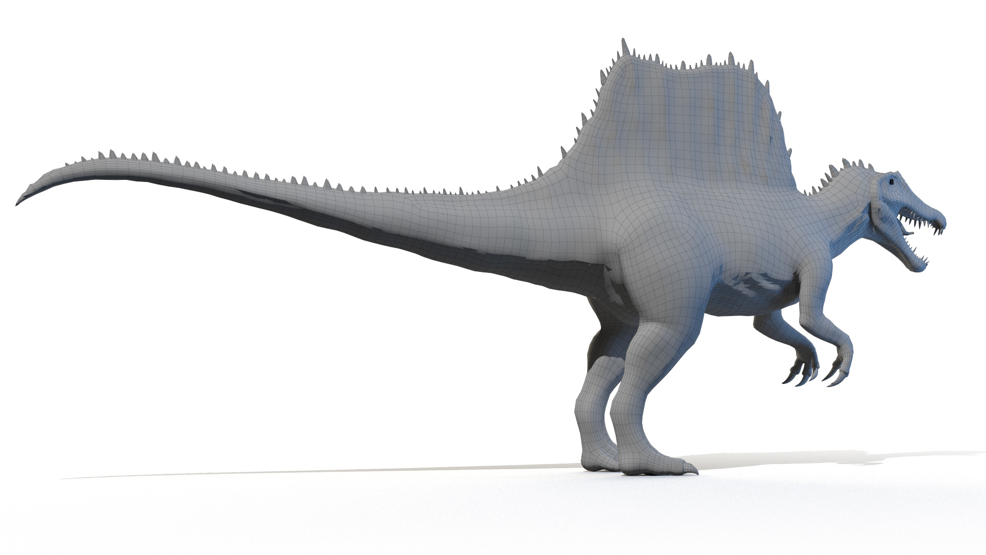 Spinosaurus spines 3D model - TurboSquid 1587434