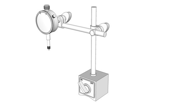 3D dial indicator - TurboSquid 1587209