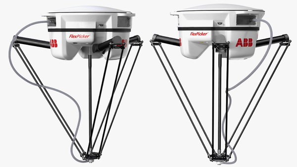 Robô Paralelo ABB IRB 360 Flexpicker Rigged Modelo 3D - TurboSquid 1587411