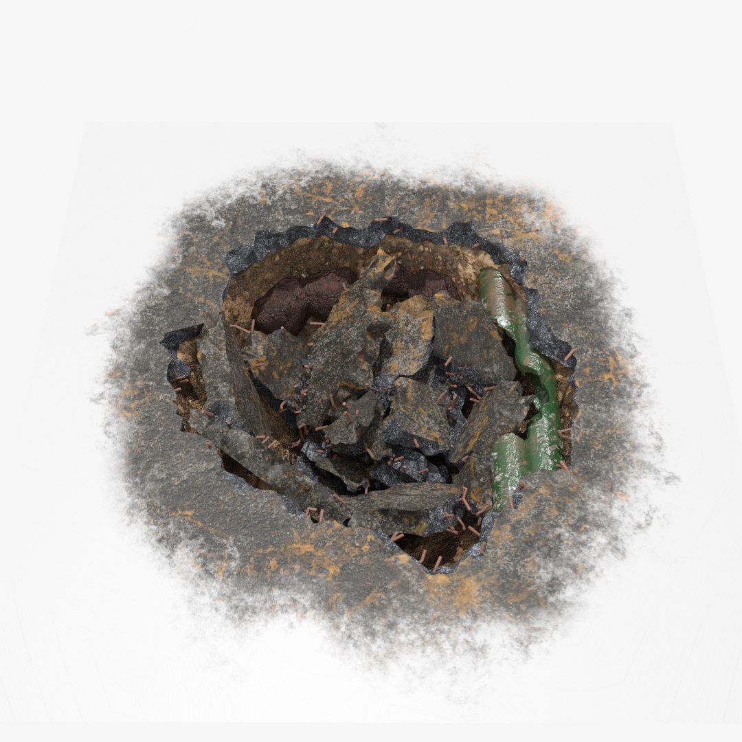 Hole ground 3D model - TurboSquid 1587803