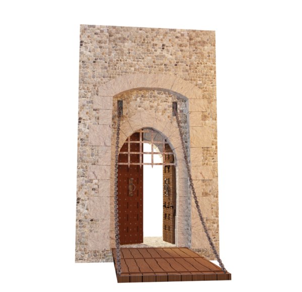 Castle Gate 3D Models for Download | TurboSquid
