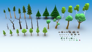 3d max pine tree