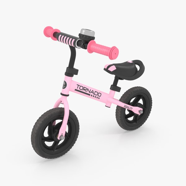 3D pink balance bike - TurboSquid 1587890